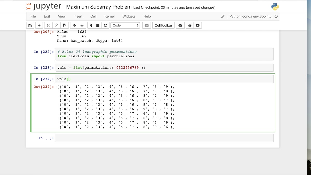 Project Euler 24 Lexicographic Permutations in Python