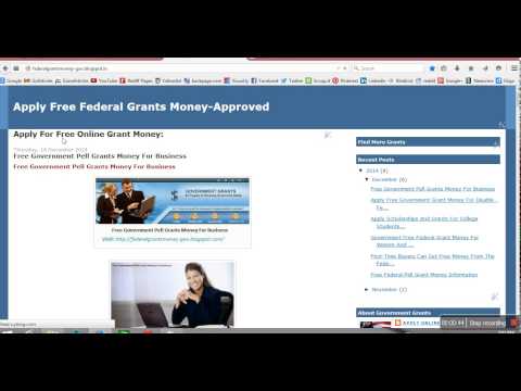 Apply Free Government Federal Grants Money For American