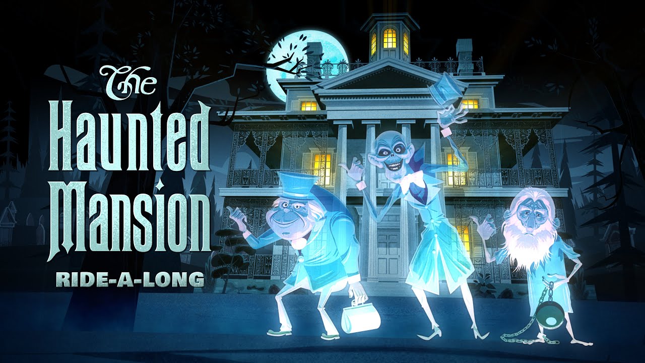 THE HAUNTED MANSION Animated Ride-A-Long
