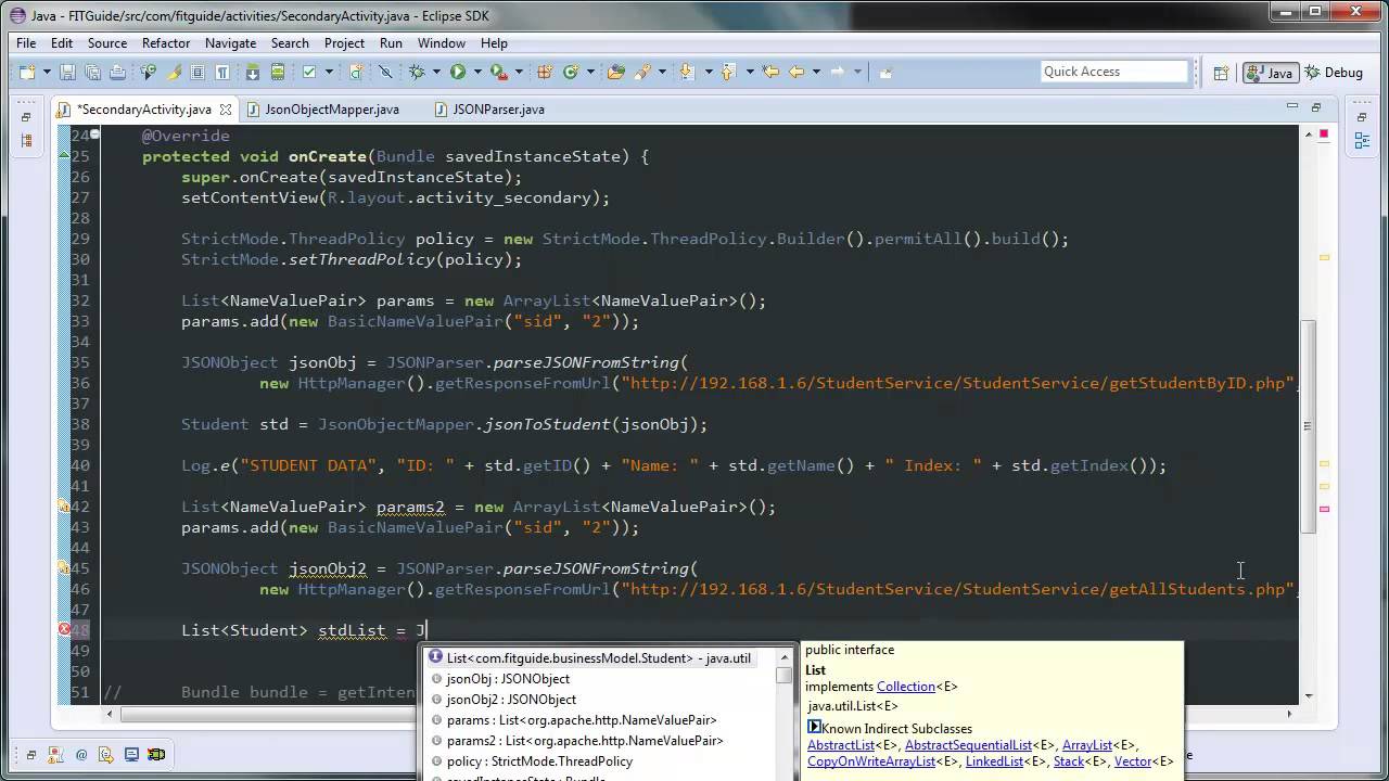 HCI - 08  Using HTTP Client