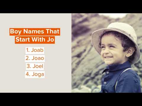 Best Names that Start With Jo