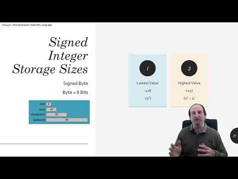 Signed Integer Storage Sizes - Minimum and Maximum Values