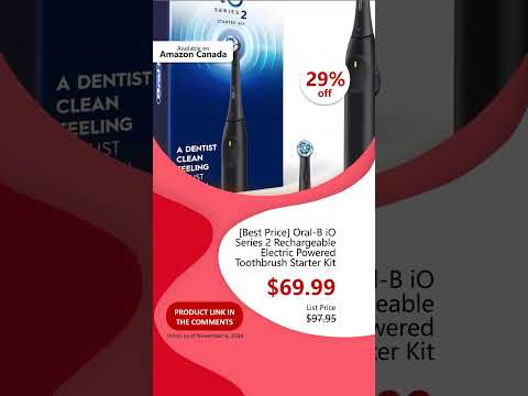 [Best Price] Oral-B iO Series 2 Rechargeable Electric Powered Toothbrush Starter Kit