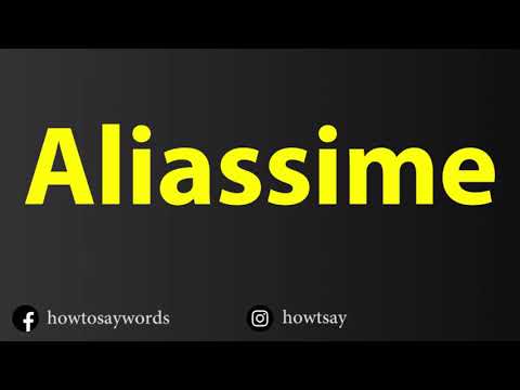 How To Pronounce Aliassime