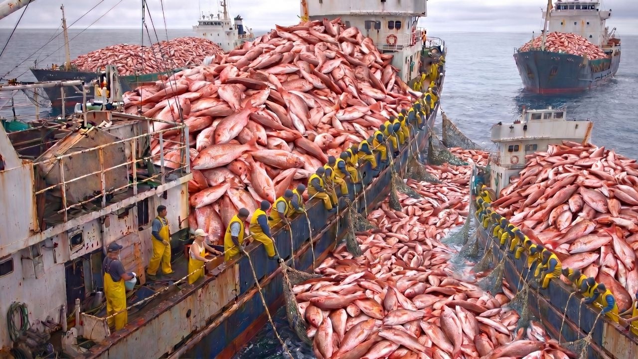 Fishermen Earned $10 Million from Redfish Fishing | A Documentary on Offshore Commercial Fishing