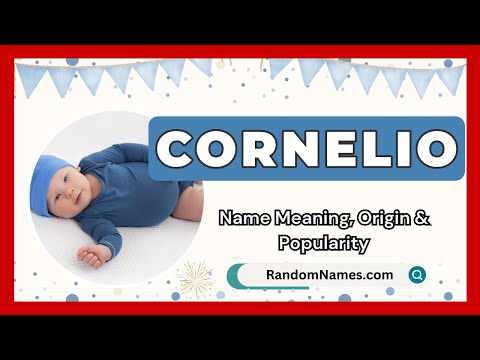 Cornelio - Baby Boy Name Meaning, Origin & Popularity - RandomNames.com