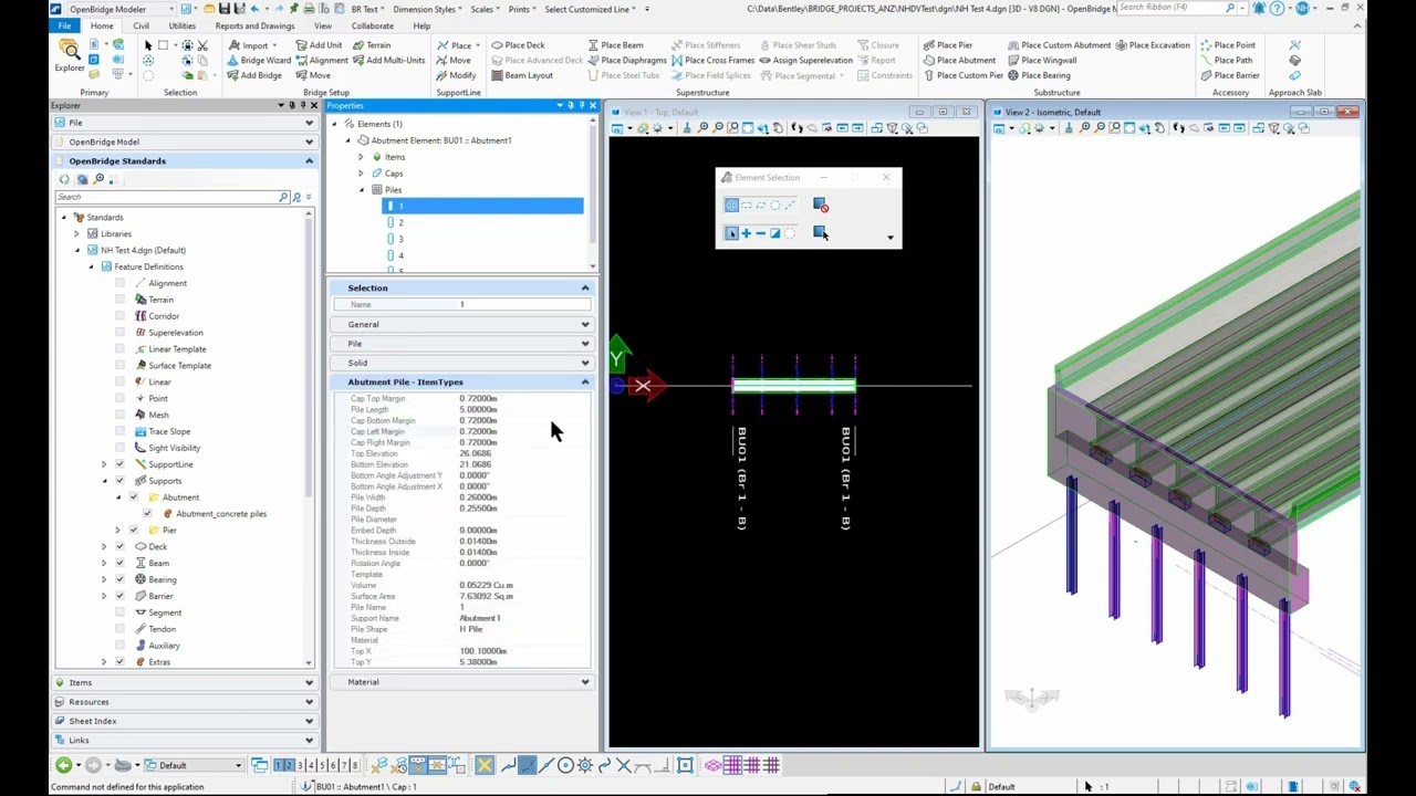 Adding Item Types to Individual Bridge Sub-components