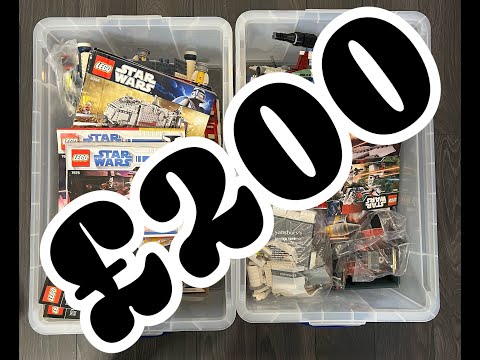 HUGE Retired Star Wars Lego Facebook Marketplace Haul for a Steal!
