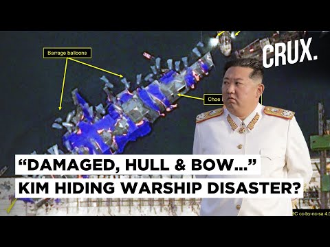 "Balloons, Ropes, &…" How North Korea Pulled 5000-tonne Capsized Warship Upright Post Botched Launch