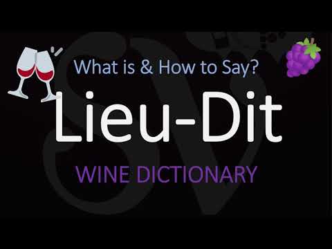 What is a Lieu-Dit? How to Pronounce it? Wine Term - Explained