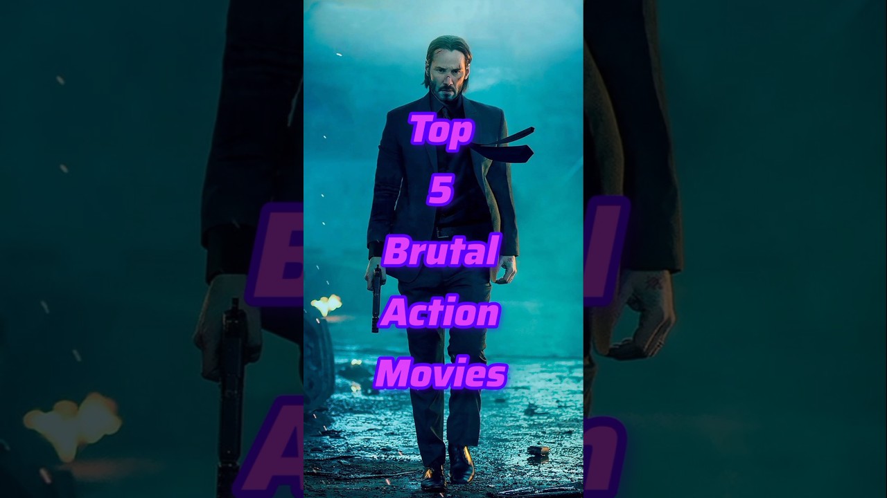 top 5 brutal action movies #hollywood #hollywoodmovies