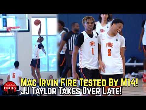 Five Star JJ Taylor Hits Game Winner! Mac Irvin Fire vs M14 Highlights