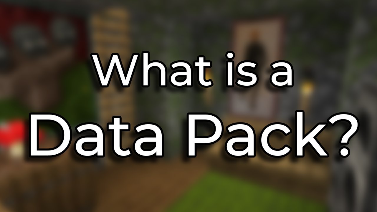 [1.16+] Data Packs for Dummies (Overview and Tutorial)
