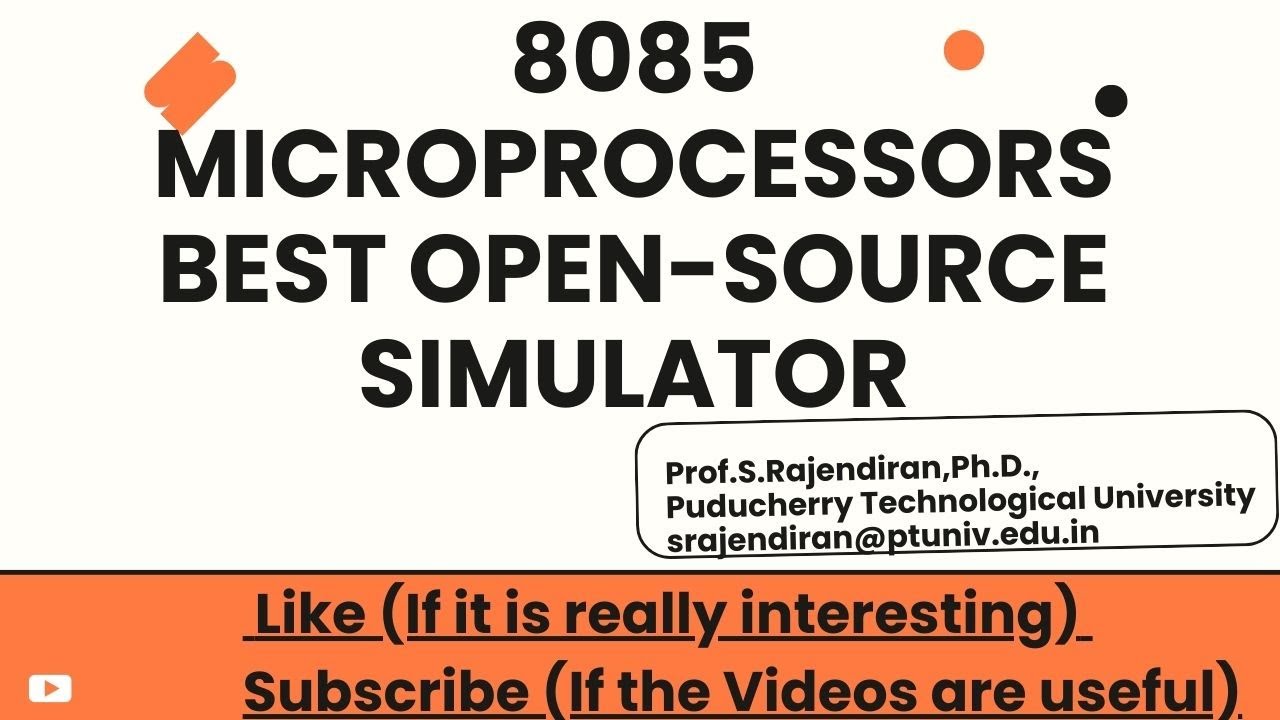 8085 MICROPROCESSORSBEST OPEN-SOURCE SIMULATOR- free Download and use