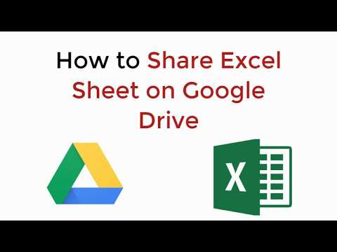 How to Share Excel Sheet on Google Drive (2021)