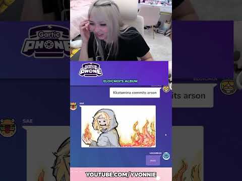 Yvonne REACTS to LilyPichu's Sweaty Gartic Phone Lobby #Shorts