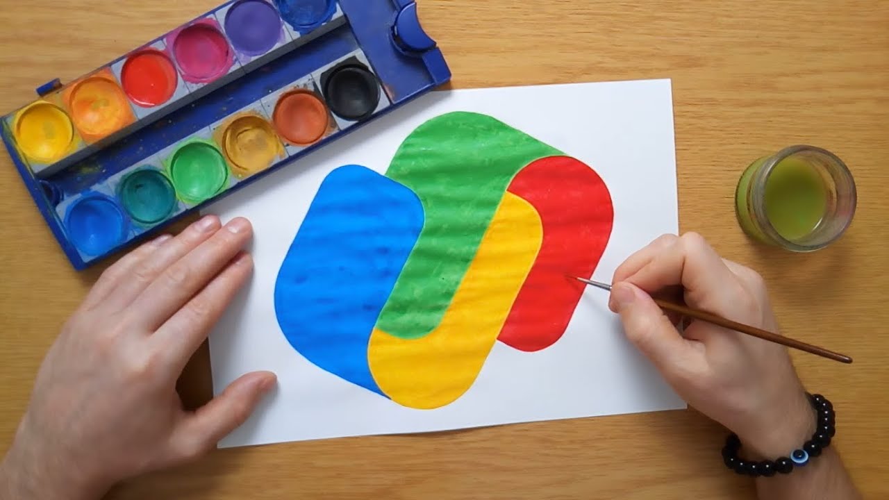 How to draw the NEW Google Pay logo
