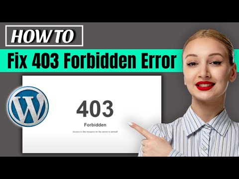 How to fix 403 forbidden error in wordpress