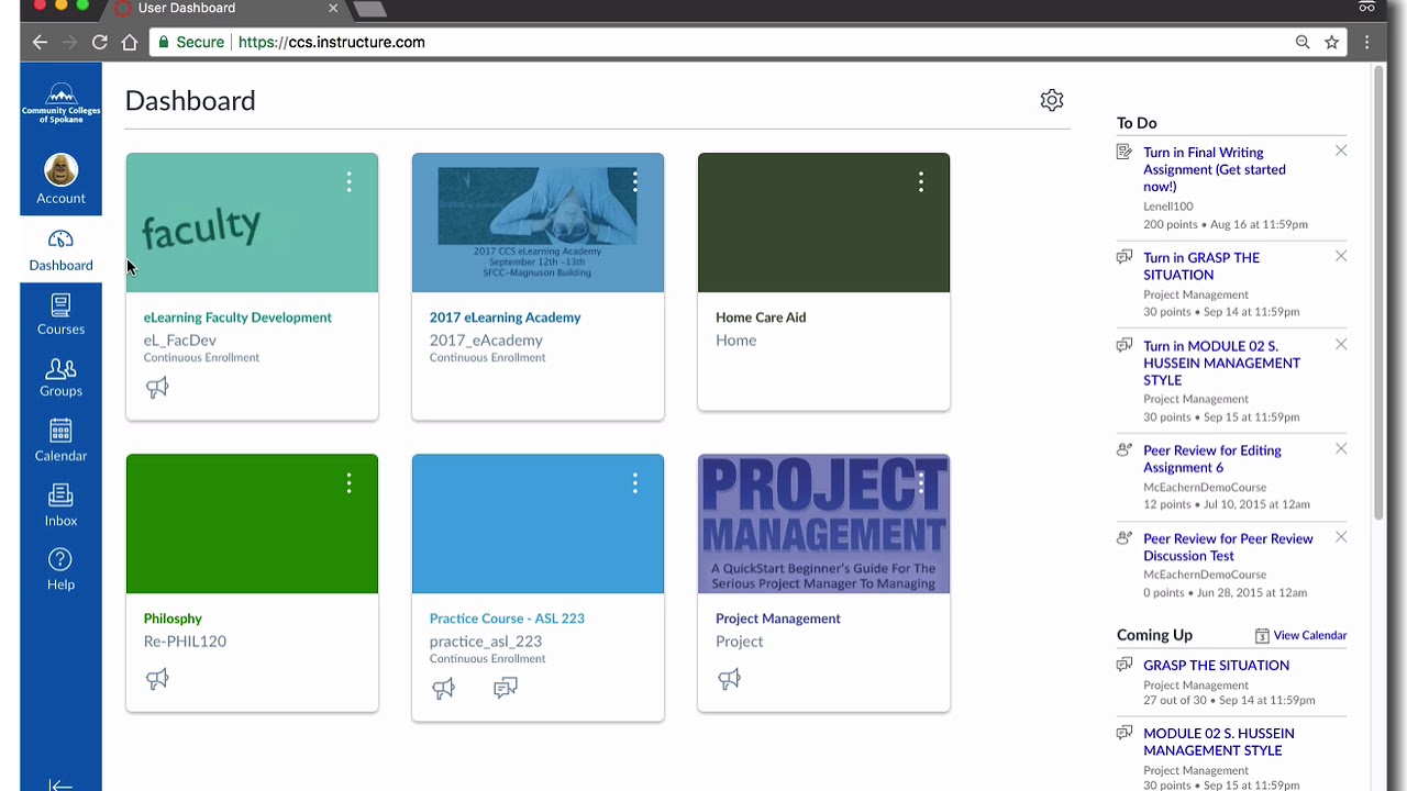 Canvas LMS - Student Orientation Tour