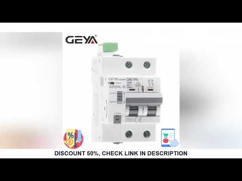 GEYA Din Rail Auto Circuit Breaker Recloser Mini Breaker GRD9L-R GYM9 2P MCB 6KA Smart MCB with CE C