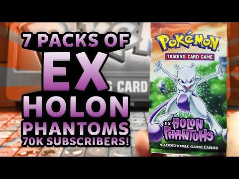 Opening 7 Packs of EX Holon Phantoms Pokemon Cards! | 70,000 YOUTUBE SUBSCRIBER SPECIAL!