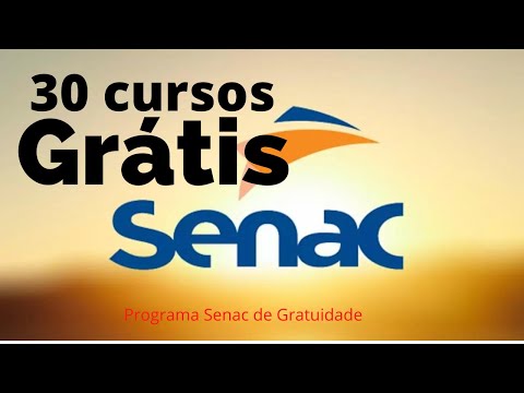Senac abre mais de 30 cursos gratuitos a distância
