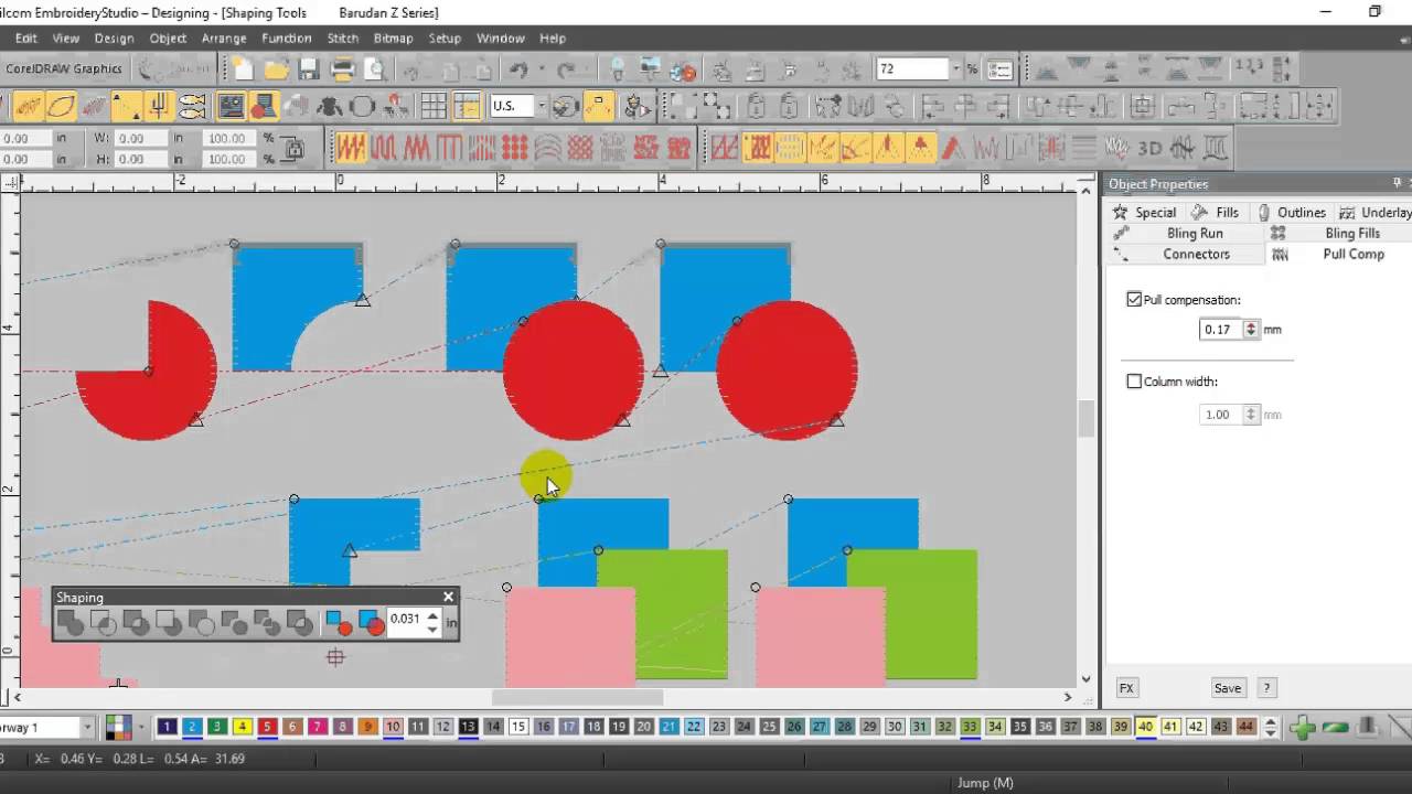 Wilcom EmbroideryStudio e3.0 Elements:  Focus on Auto Shaping