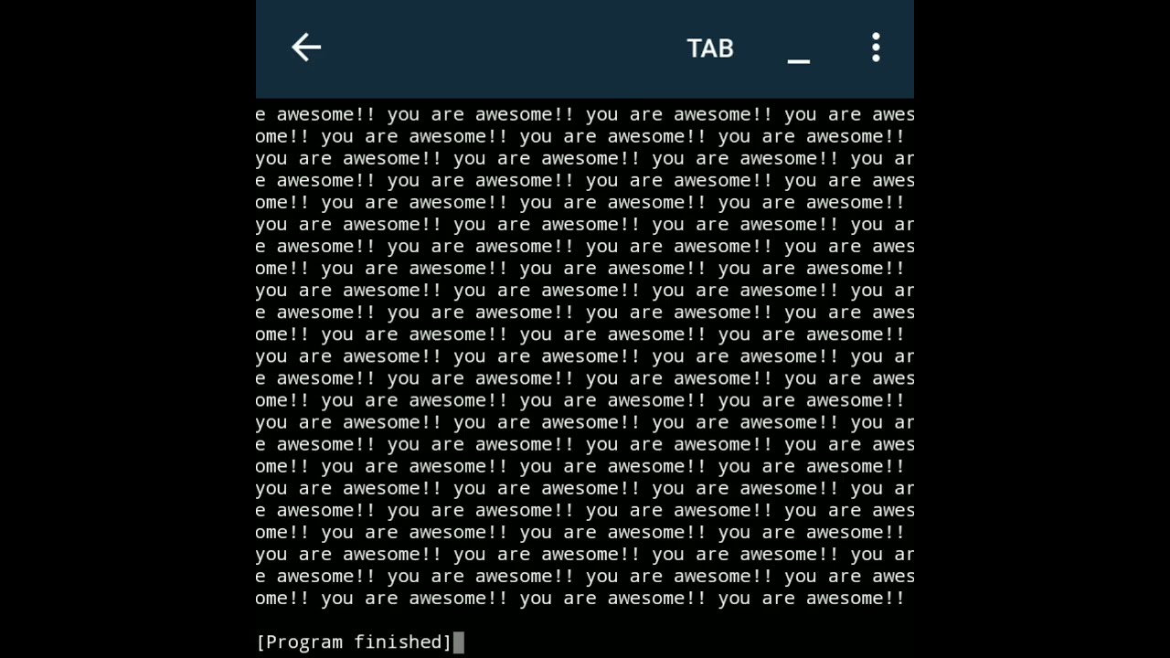 Print 100 Times One Line Code in Python