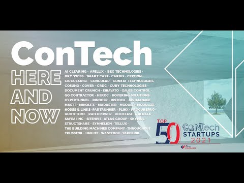 Top 50 Contech Startups 2021