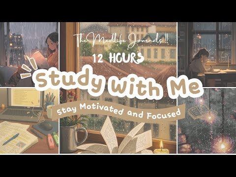 12 HOURS Study With Me Live Session for NEET-JEE-UPSC-BOARDEXAMS | Real Time Study |
