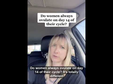 Do all women ovulate on day 14 of their cycle?