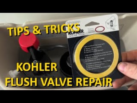 How to repair a Kohler Toilet Canister style Flush Valve IN UNDER 5 Minutes!