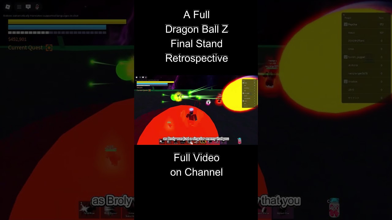 DBZ Final Stand Retrospective | Full Video on Channel