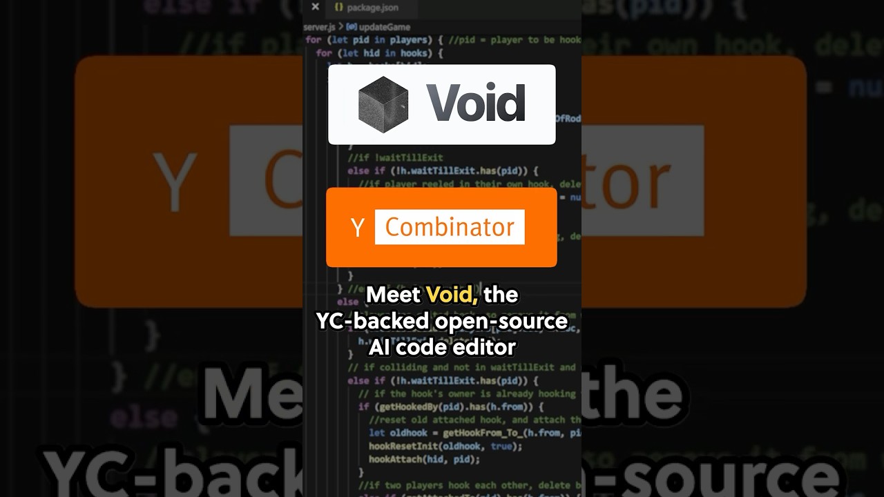 Is Void the Cursor Killer? #ycombinator #cursorai #voideditor