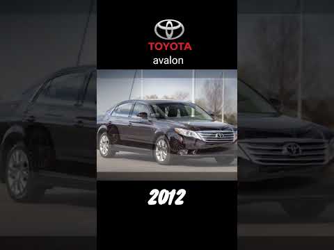 evolution toyota avalon 2000 - 2023