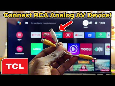 TCL Smart TV: How to Connect RCA Analog AV Device