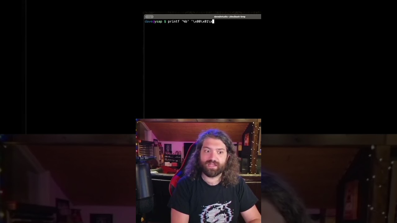 Using printf in bash to create binary output!