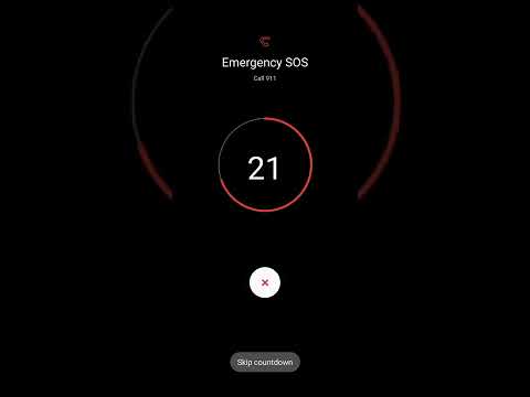 This is what Emergency SOS looks & sounds like on OneUi 5