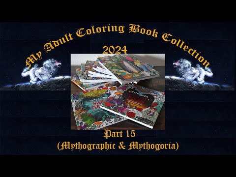 📖 Adult Coloring Book Collection 2024 , 🖼️ with finished Pages (Mythographic & Mythogoria Book's )