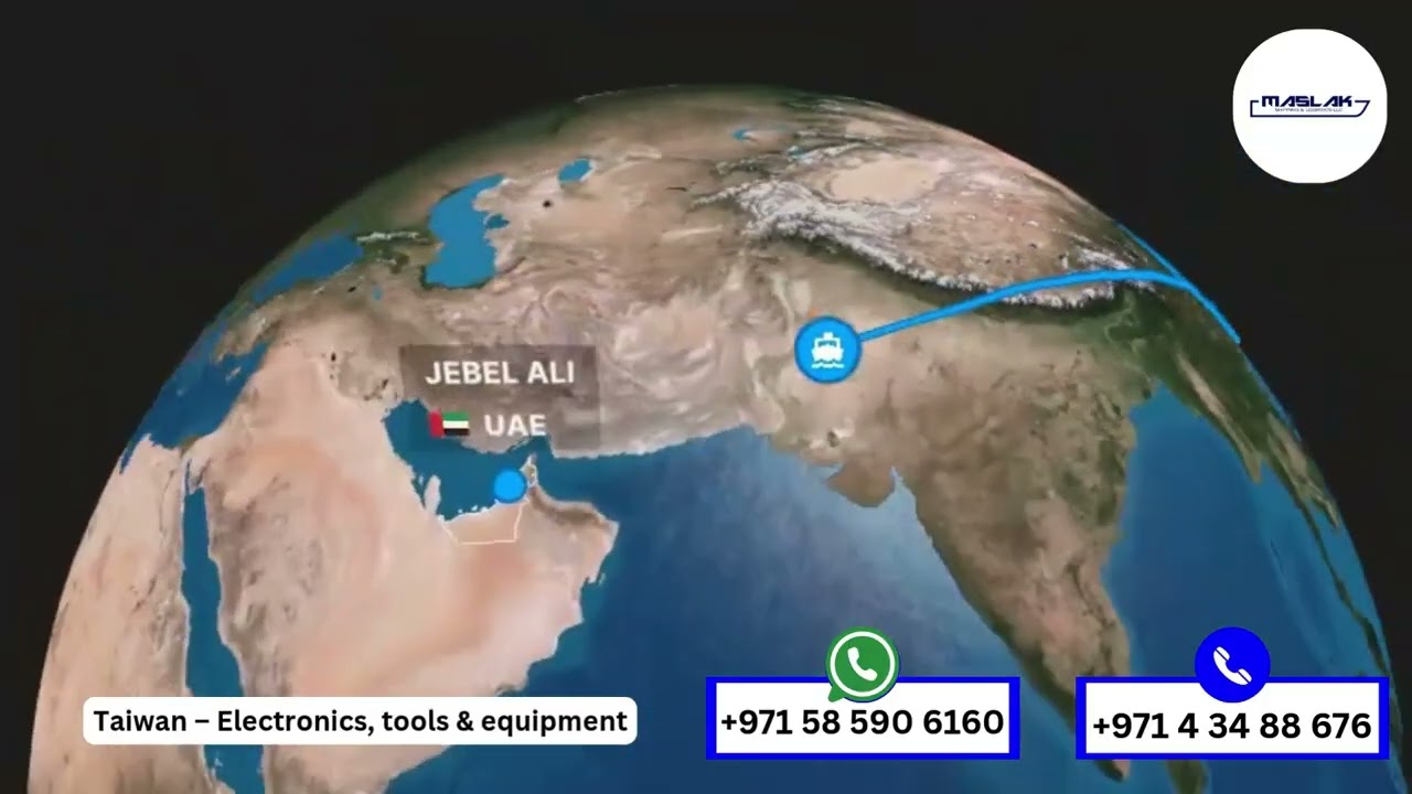 “From China to Dubai — We Move It by Sea ”