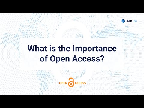 The Importance of Open Access Publishing