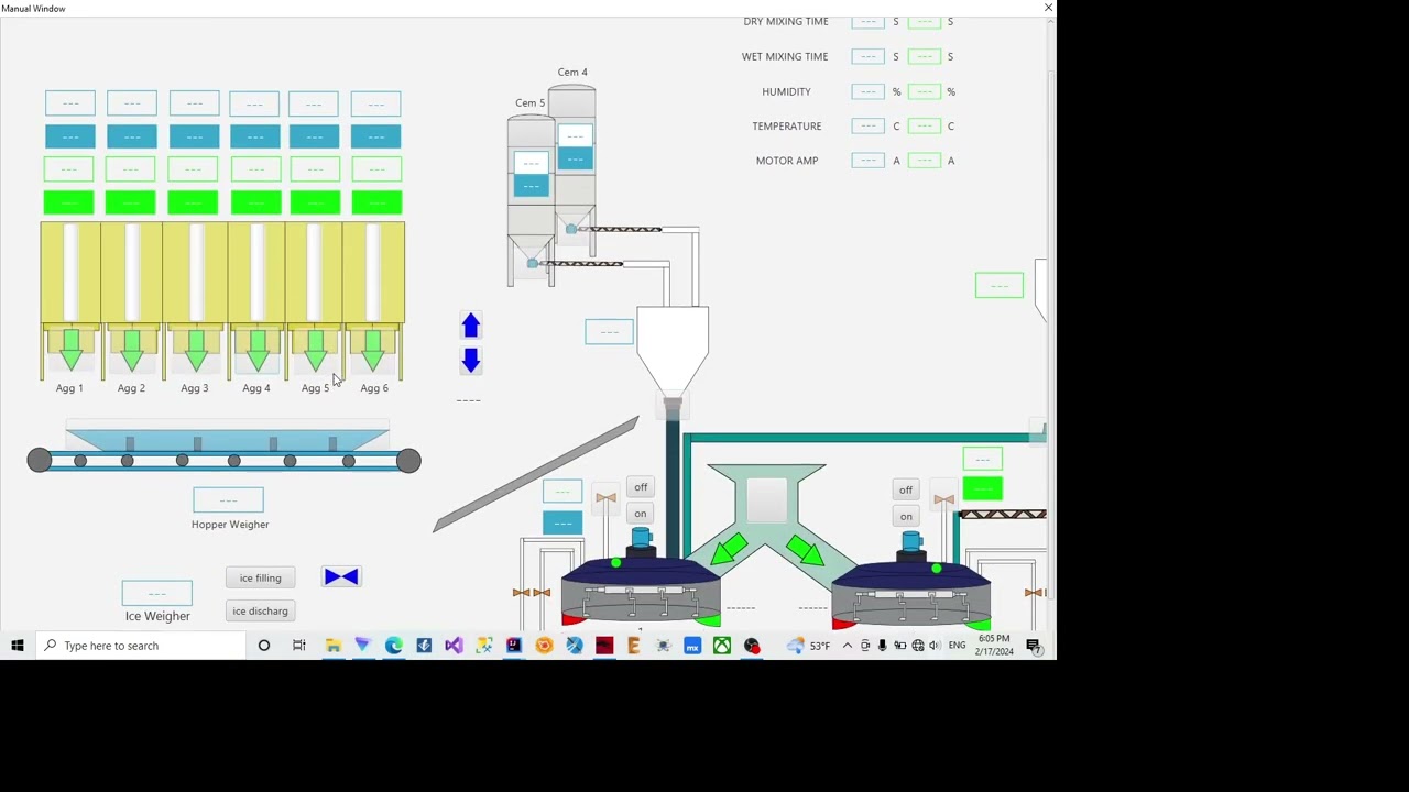 Optimizing Concrete Production: Batching System Unveiled