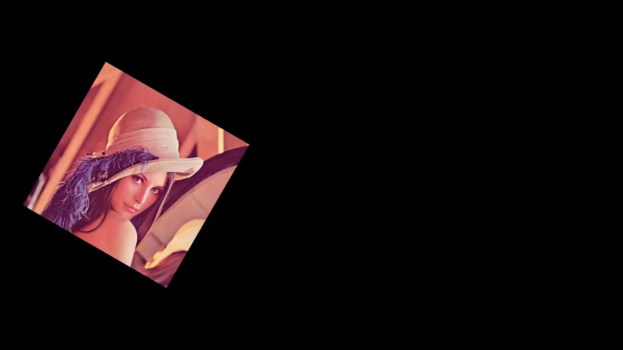 Manim - rotate image without animation