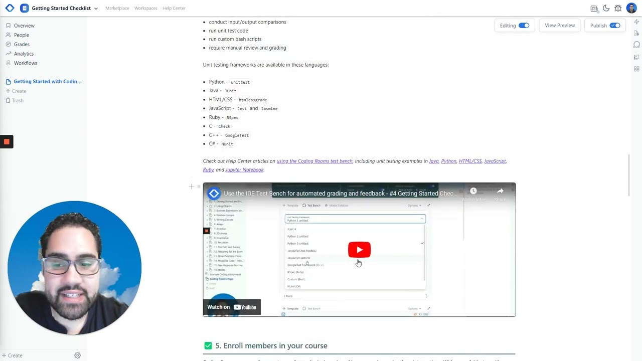 Intro - Getting Started with Coding Rooms Checklist