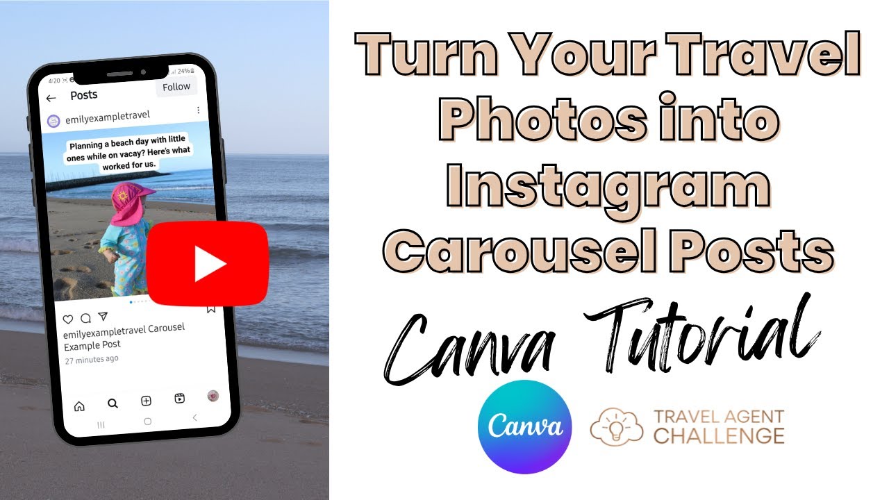 Create Scroll-Stopping Instagram Carousel Posts with Canva — Step-by-Step Guide for Travel Agents