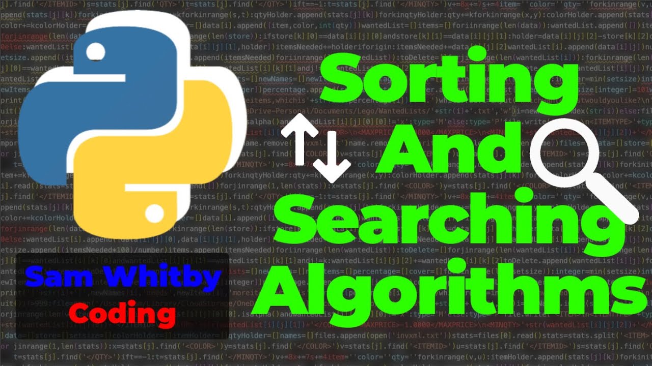 Python Career Development 5: Sorting and Searching Algorithms