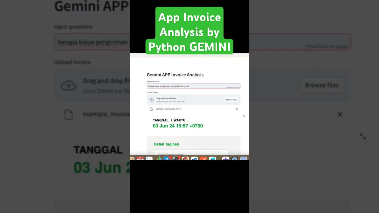 App Invoice Analysis by Python GEMINI AI #tutorial #coding #generativeai #learnpython