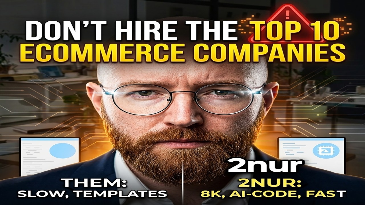 Top 10 Ecommerce Development Companies: Why Serious Entrepreneurs Choose 2nur #ecommerce #webdesign