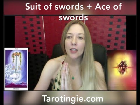 Suit of swords + Ace of swords tarot meanings in love, career, feelings, personality