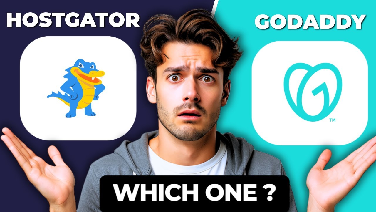 HostGator vs GoDaddy Comparison 2025 | Which Web Hosting Is Best?